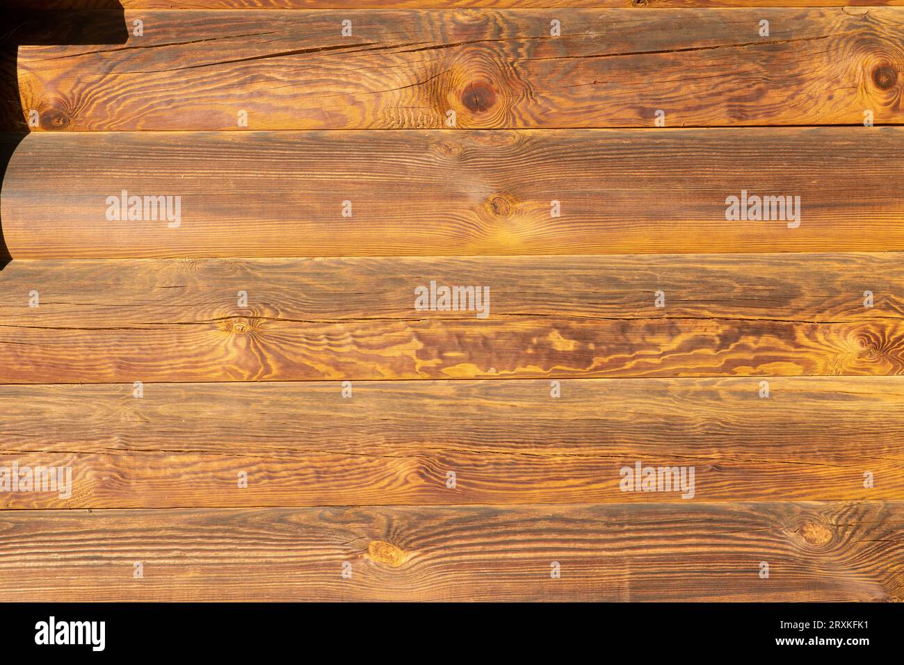 wooden building, with construction details and facade with exposed ...