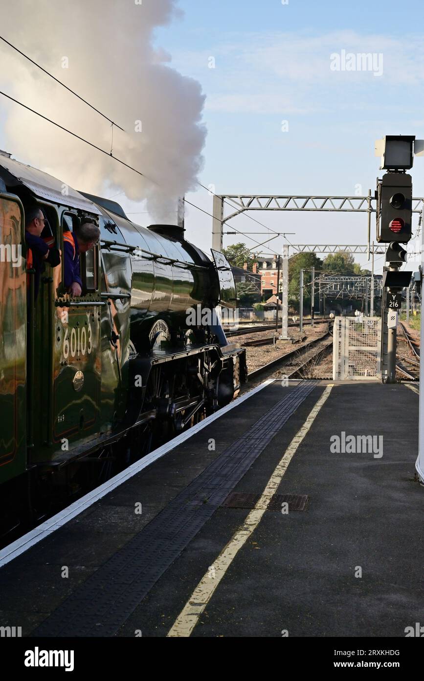Celebrity Class A3 steam locomotive No 60103 Flying Scotsman at York ...