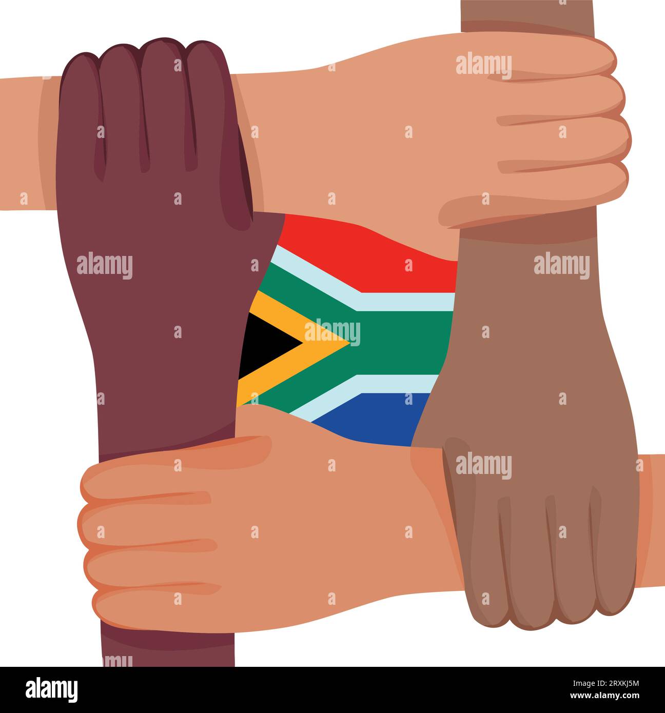 heritage day flag and hands Stock Vector Image & Art - Alamy