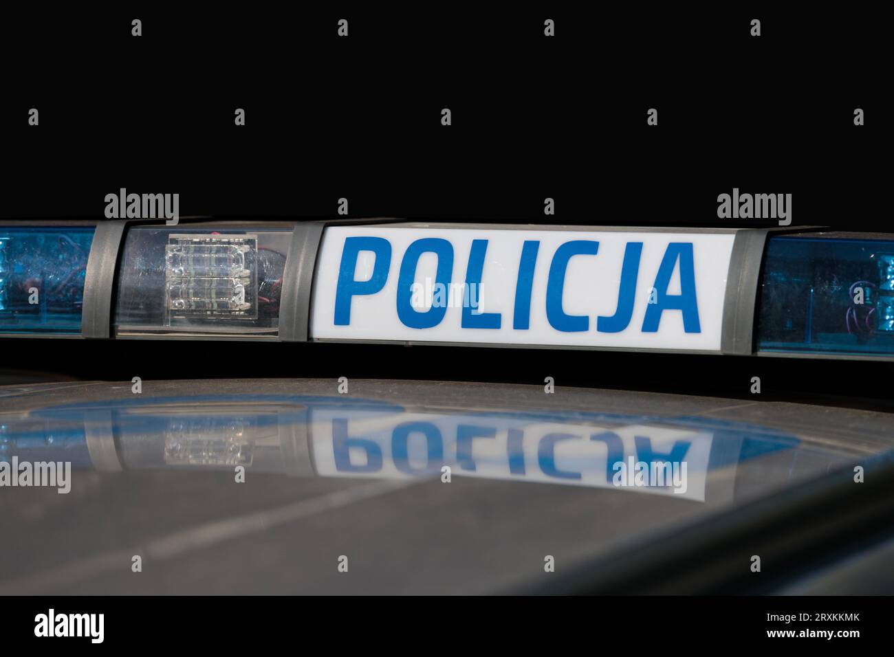 Polish police patrol car hi-res stock photography and images - Alamy