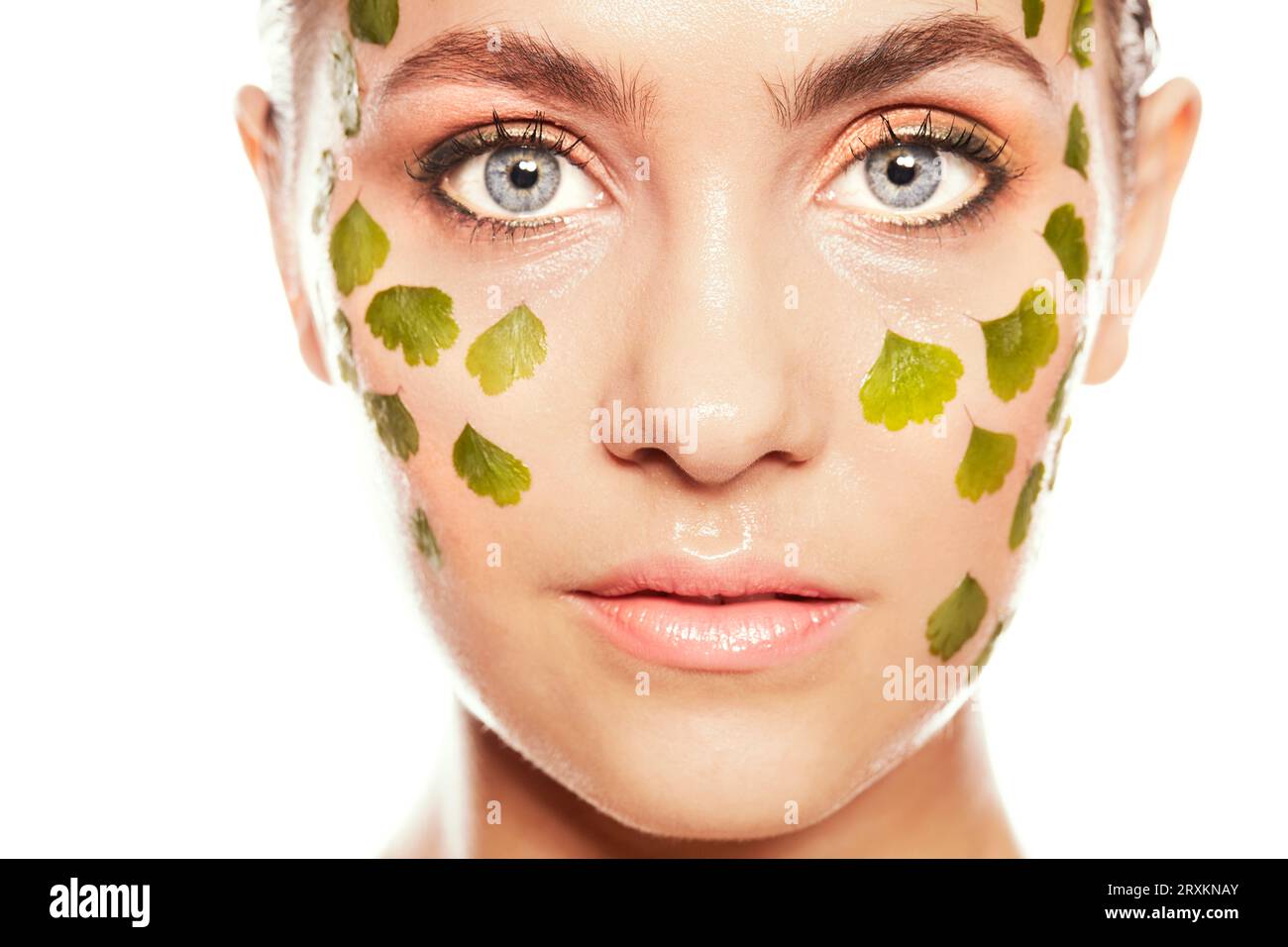 Painted skin leaf hi-res stock photography and images - Alamy