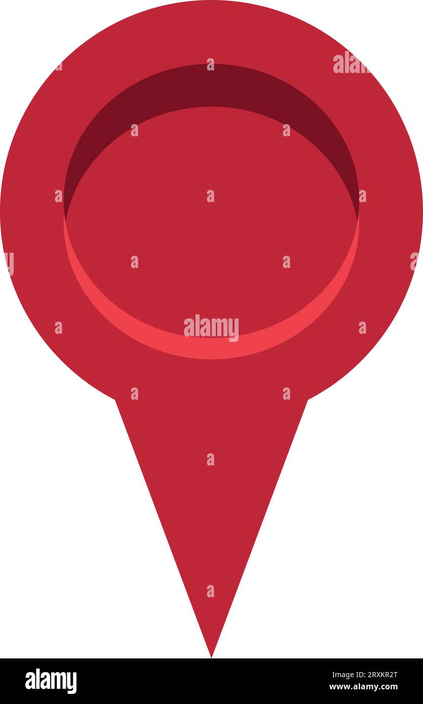 pin icon location vector illustration Stock Vector Image & Art - Alamy