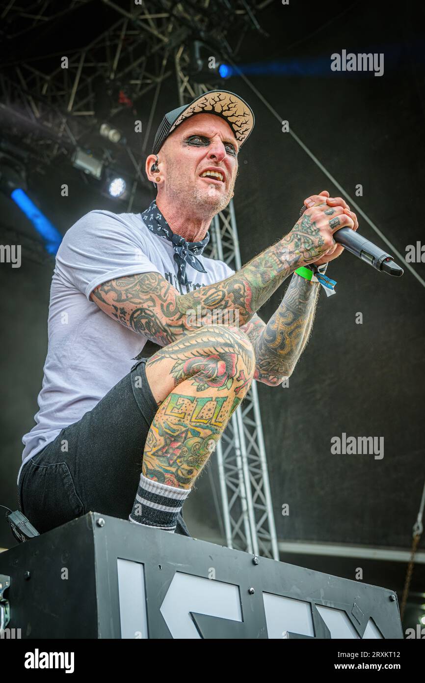 Horsens, Denmark. 12th, August 2023. The Danish punk rock band ...