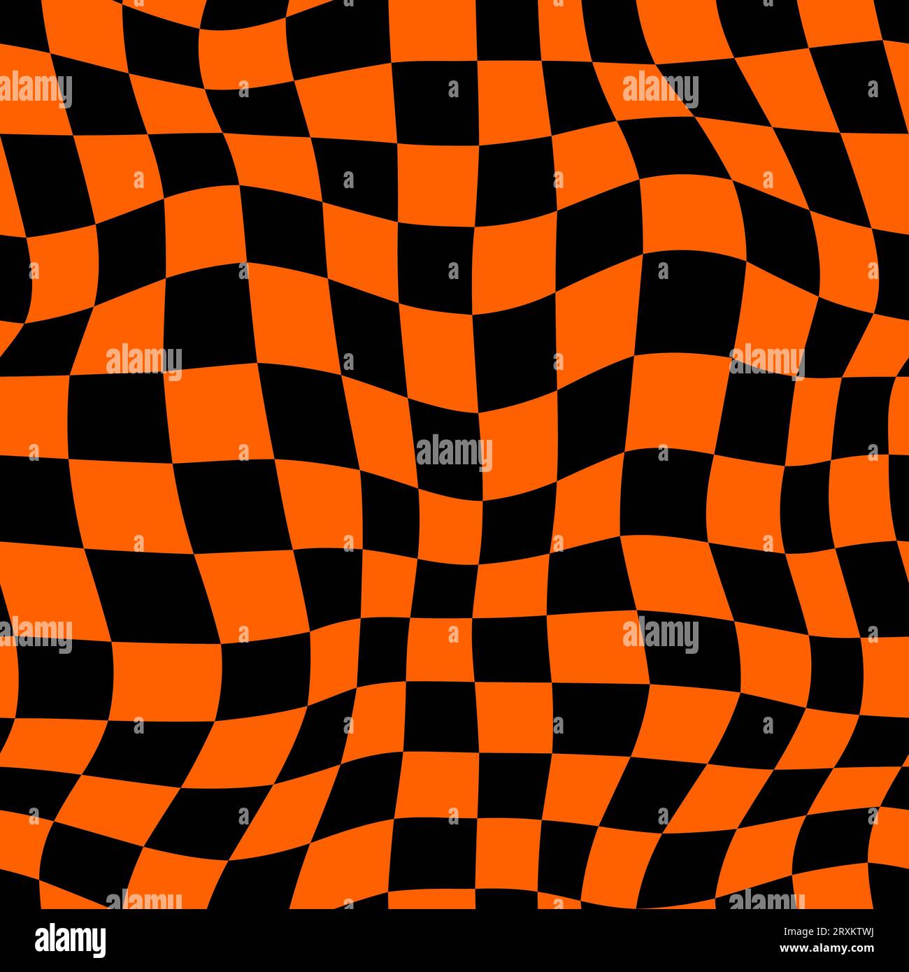 Halloween optical psychedelic pattern, curvy wavy background ...