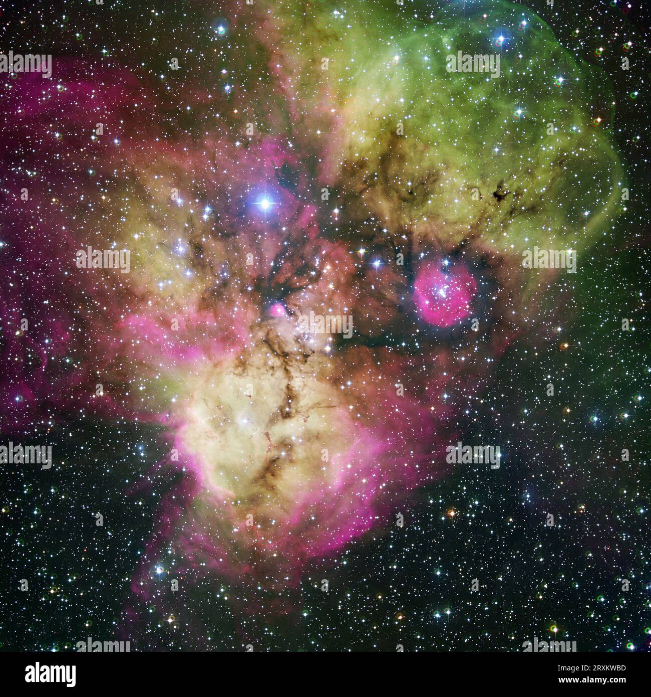 Colorful nebula in space Stock Photo - Alamy