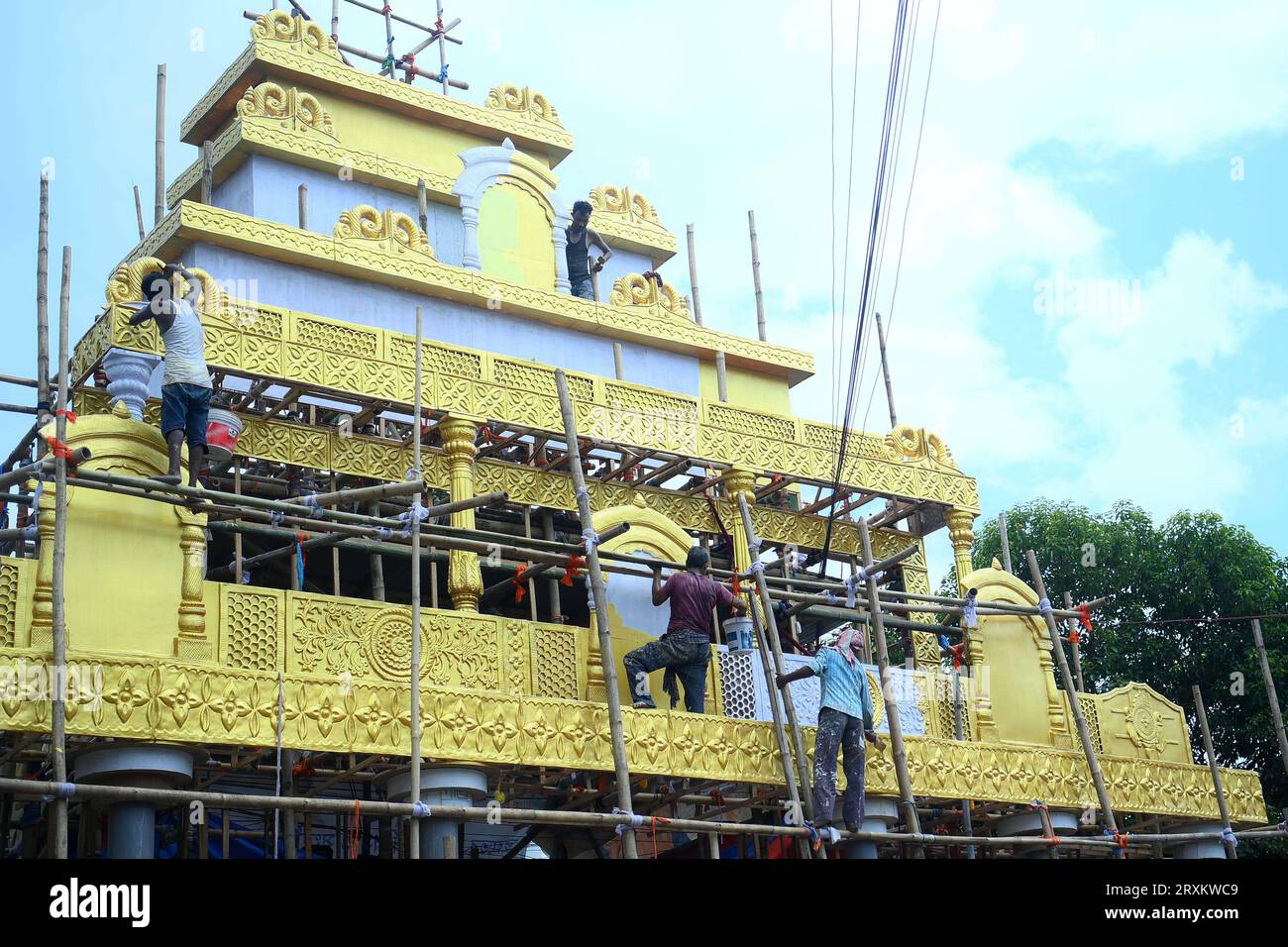 Structure for chaturthi festival hi-res stock photography and images ...