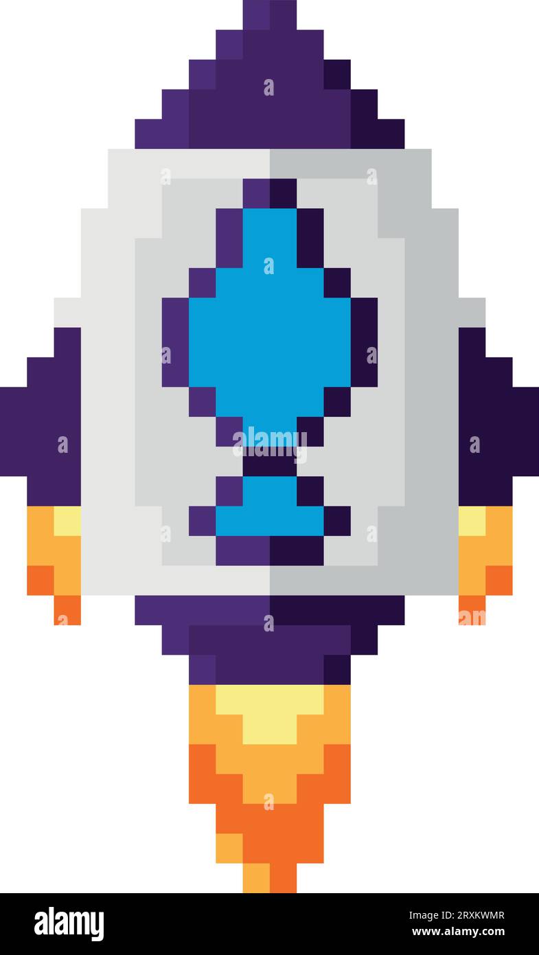 battle ship pixels retro Stock Vector Image & Art - Alamy