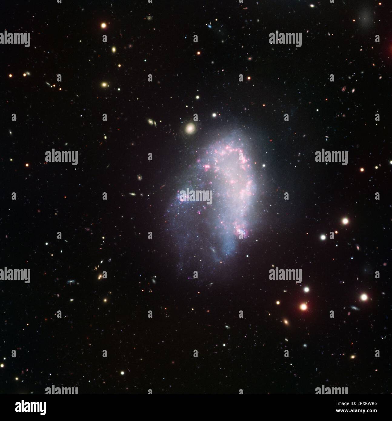 Universe red nebula in outer hi-res stock photography and images - Alamy