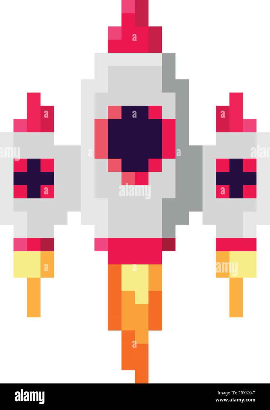 battle ship pixels space arcade Stock Vector Image & Art - Alamy