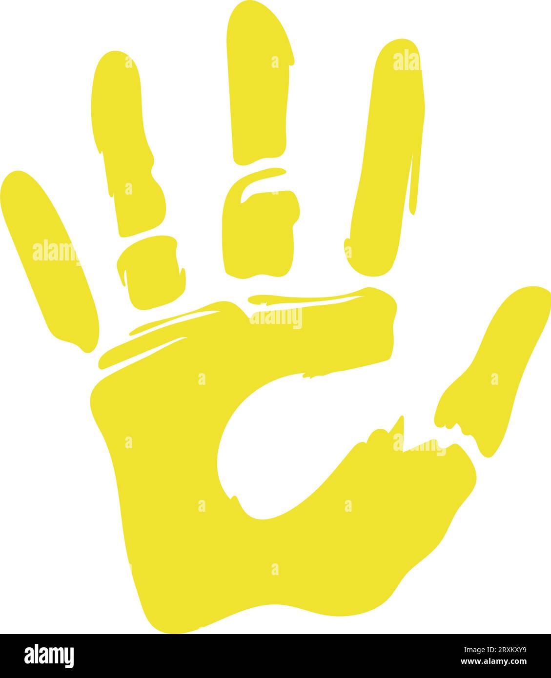 handprint paint color artistic Stock Vector Image & Art - Alamy