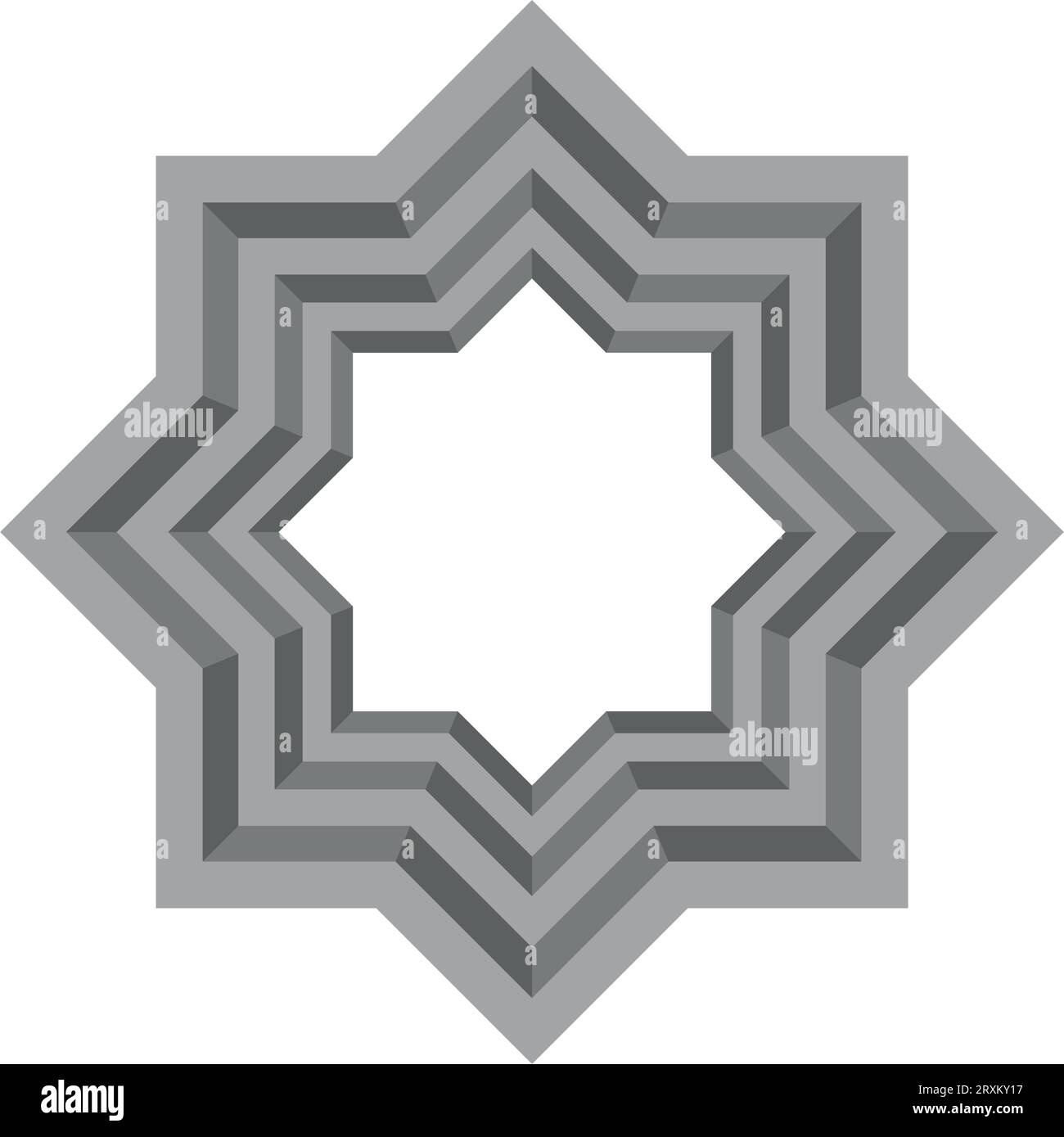 islamic star traditional illustration Stock Vector Image & Art - Alamy
