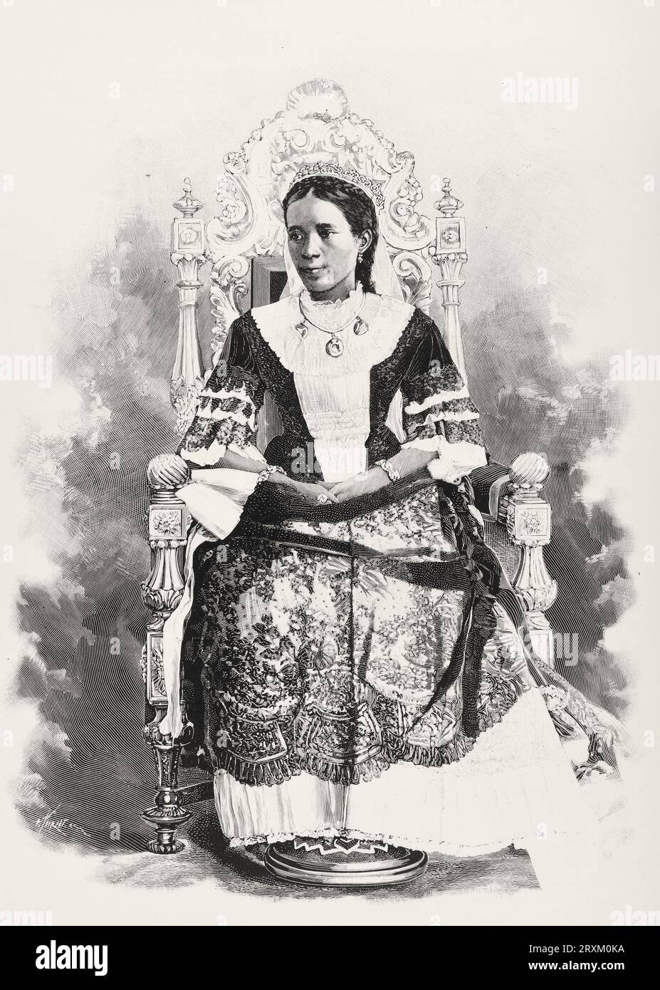 Ranavalona III, Reine de Madagascar. - Ranavalona III, Queen of ...