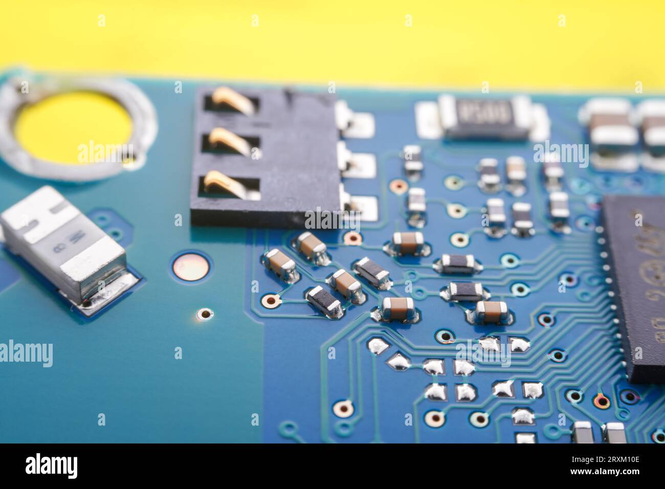 Internal structure of mobile hard drive Stock Photo - Alamy