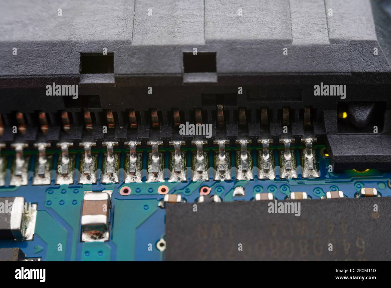 Internal structure of mobile hard drive Stock Photo - Alamy