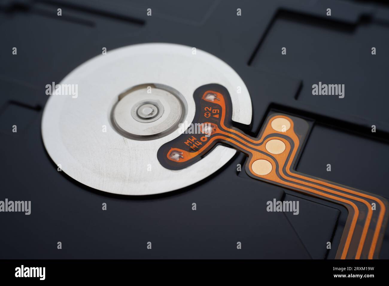 Internal structure of mobile hard drive Stock Photo - Alamy