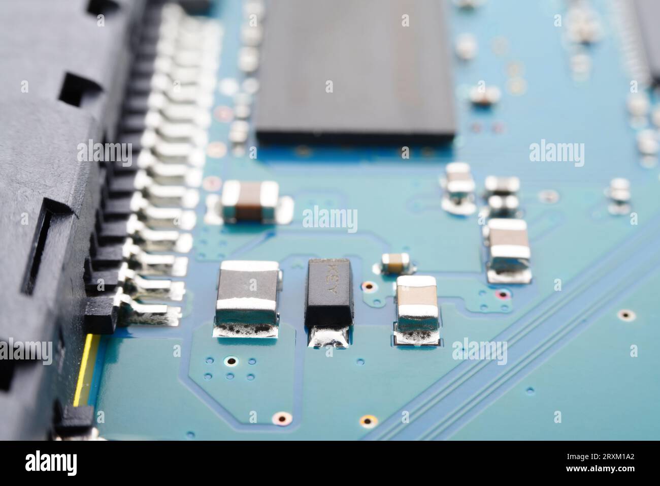 Internal structure of mobile hard drive Stock Photo - Alamy