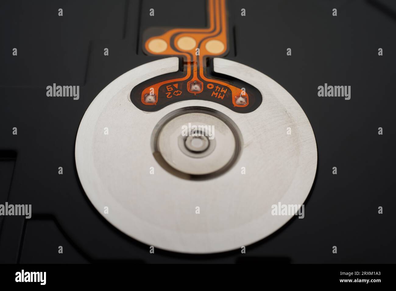 Internal structure of mobile hard drive Stock Photo - Alamy
