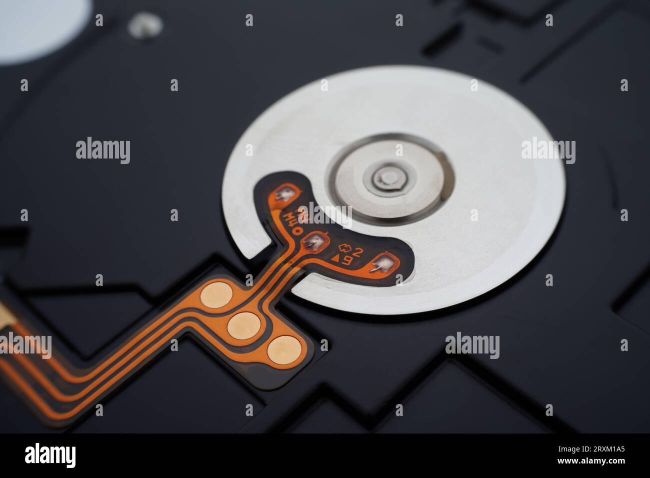 Internal structure of mobile hard drive Stock Photo - Alamy