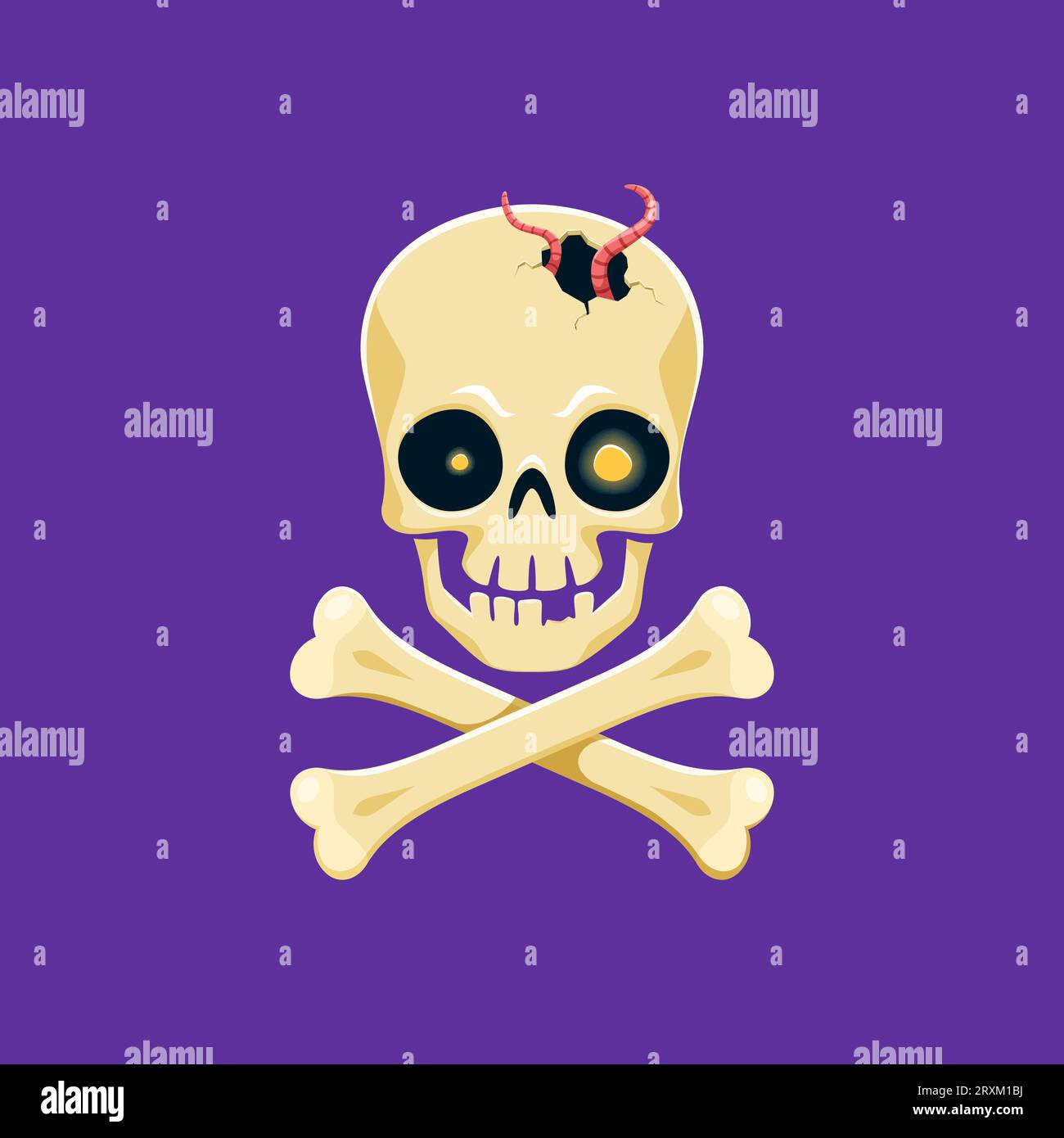 Bloody Skull And Crossbones