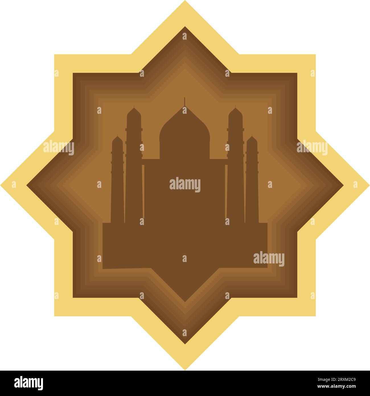 islamic star arab temple Stock Vector Image & Art - Alamy