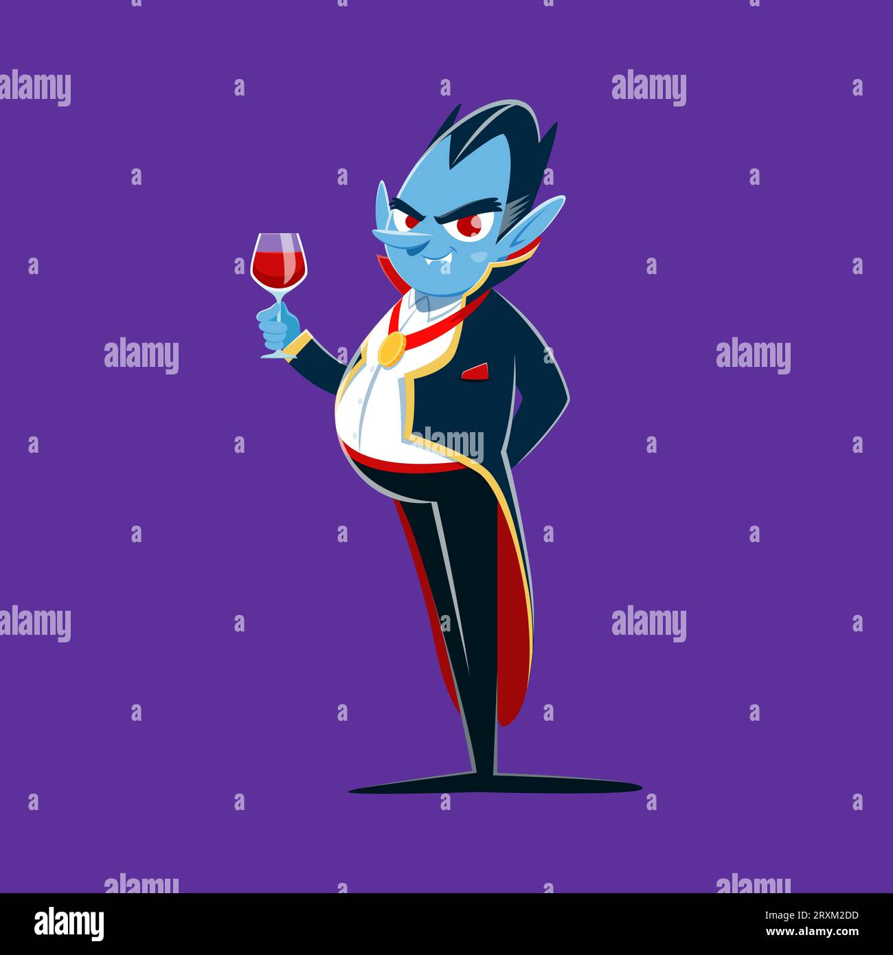 Halloween vampire character and horror night holiday evil Dracula ...