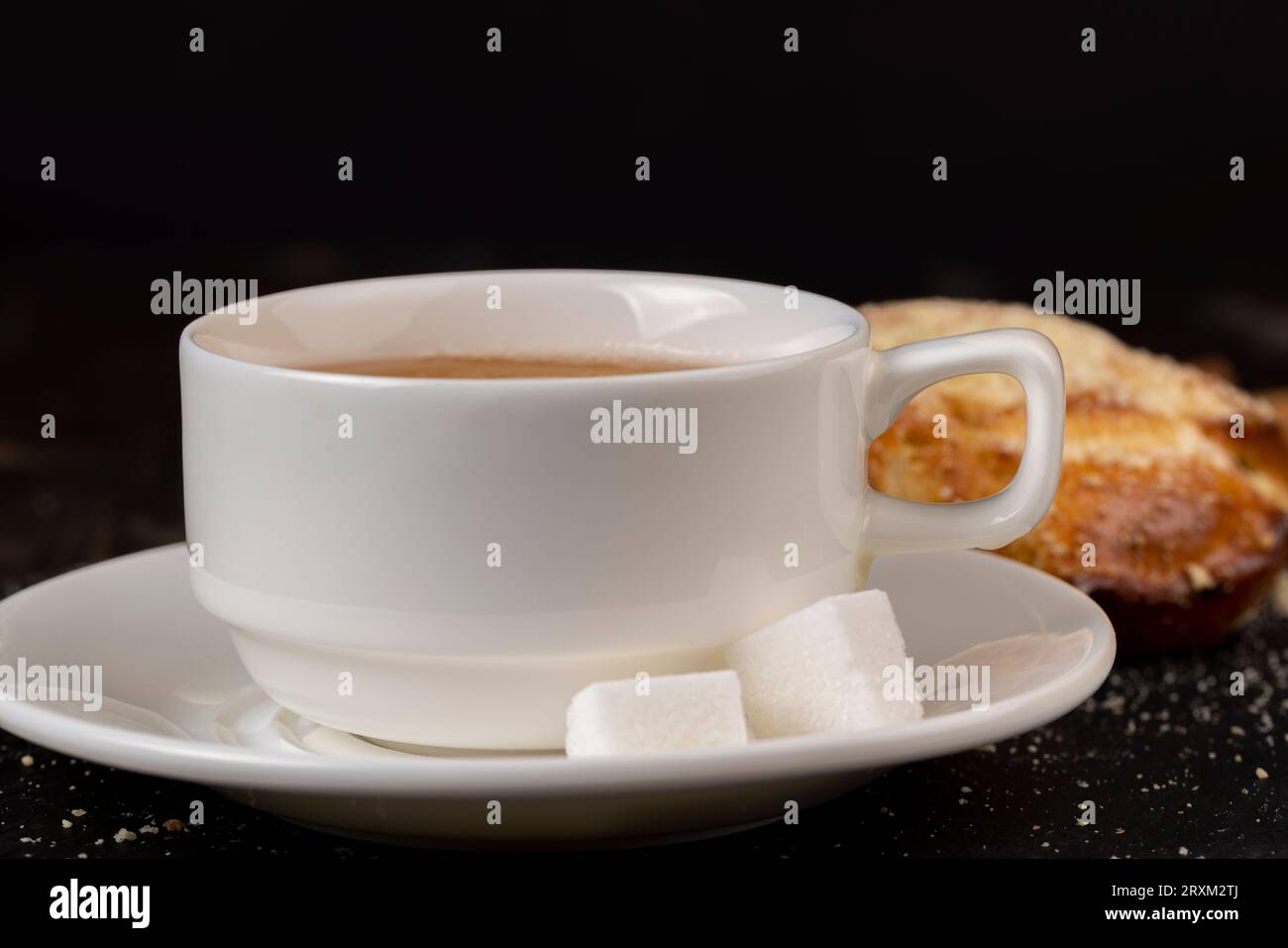 Brewed with hot water tea leaves of green tea, green tea during cooking ...