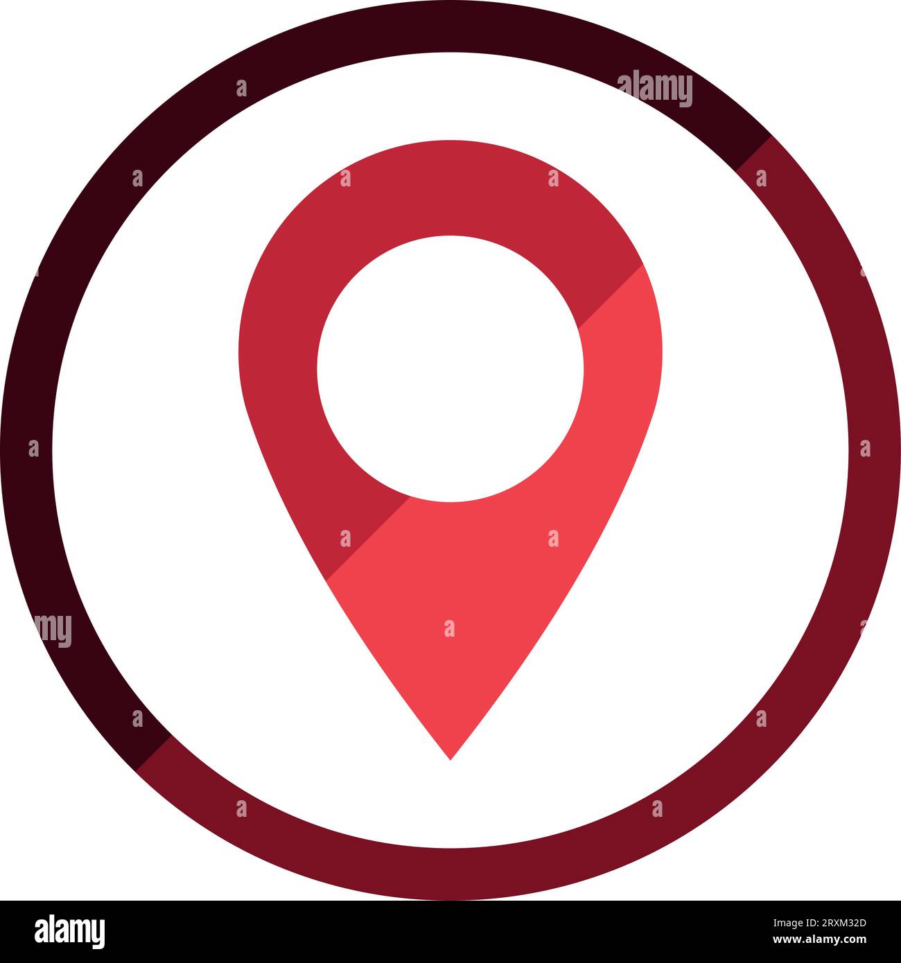 pin icon location position Stock Vector Image & Art - Alamy