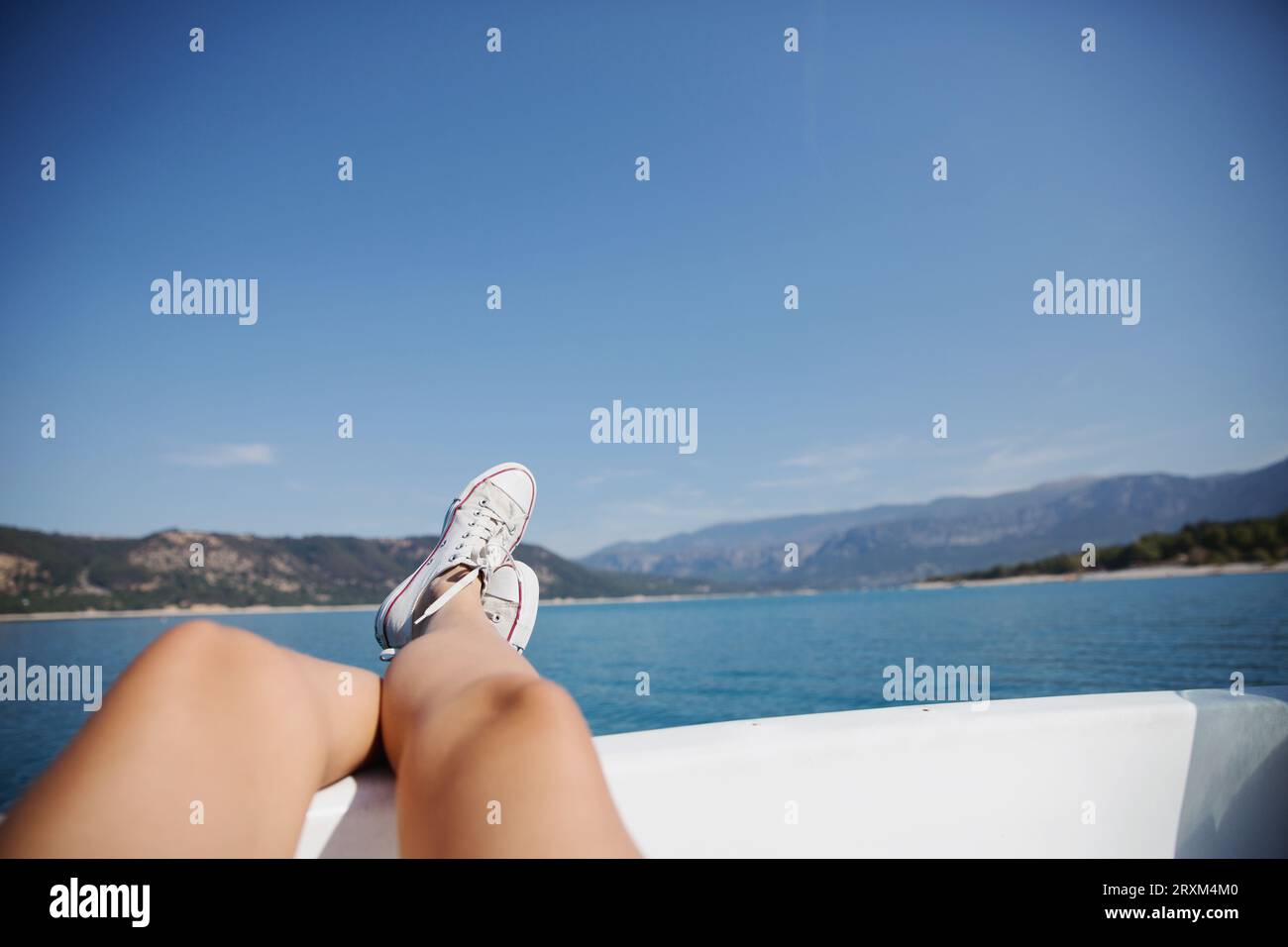 Human feet and boat hi-res stock photography and images - Alamy