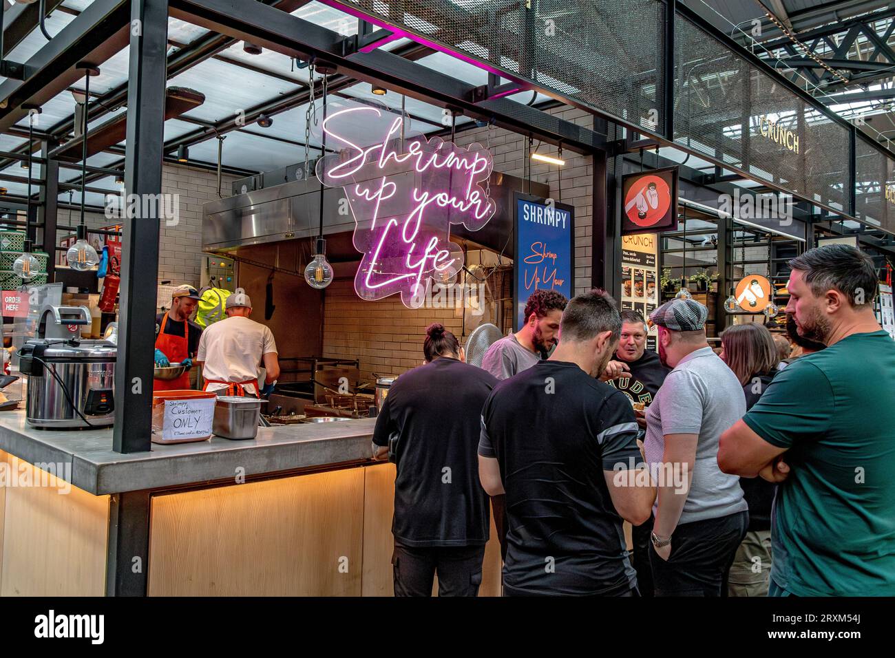 Spitalfields market food hall hi-res stock photography and images - Alamy