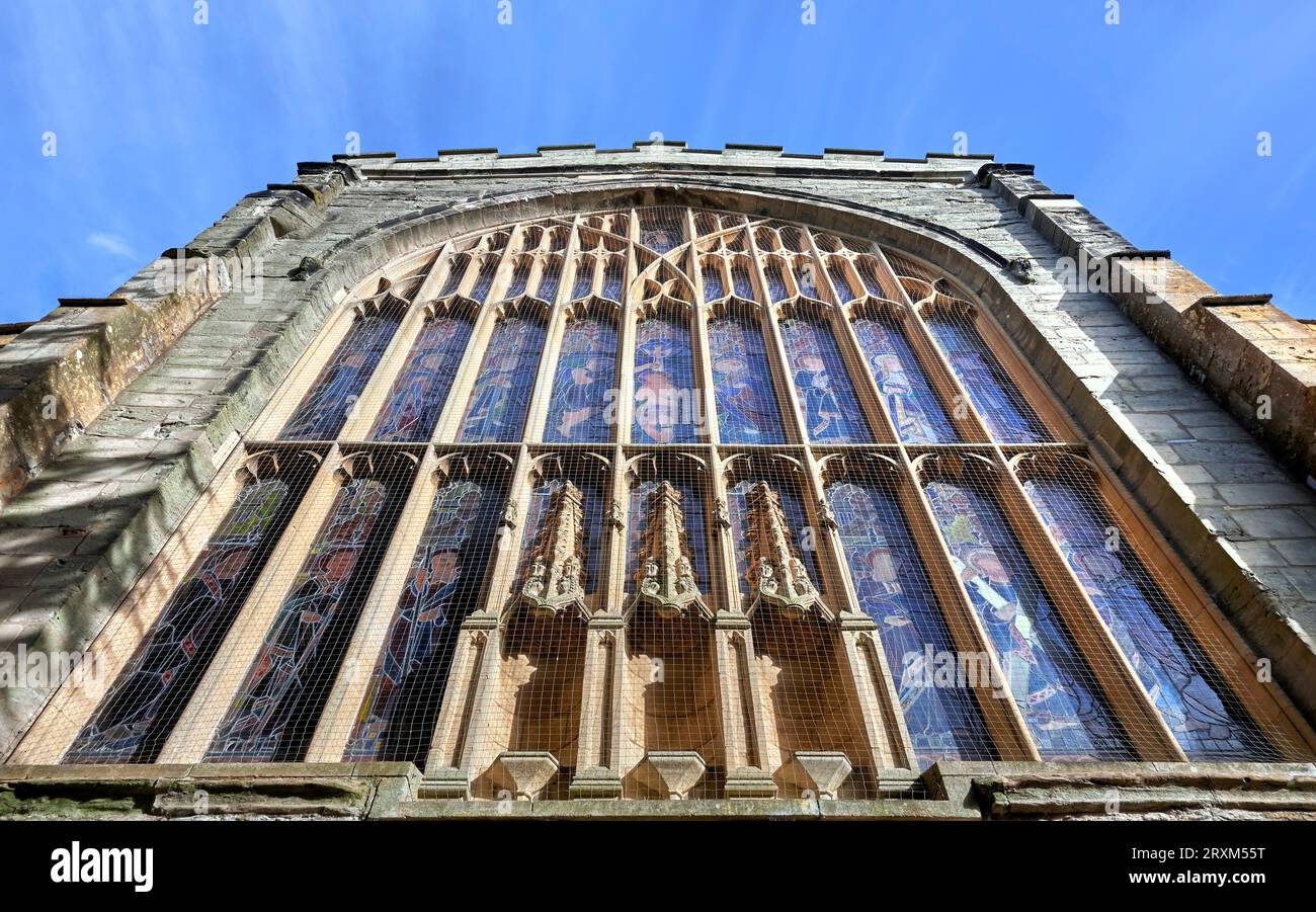 Stained glass window, Holy Trinity Church Stratford upon Avon, England ...