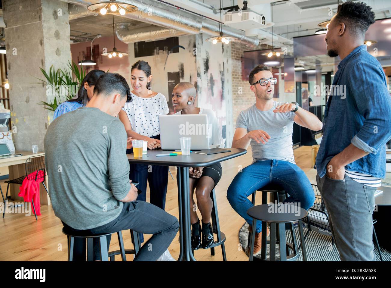 Group business executives having fun hi-res stock photography and ...