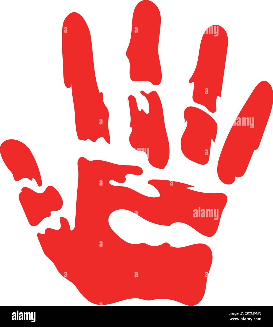 handprint paint color greeting Stock Vector Image & Art - Alamy