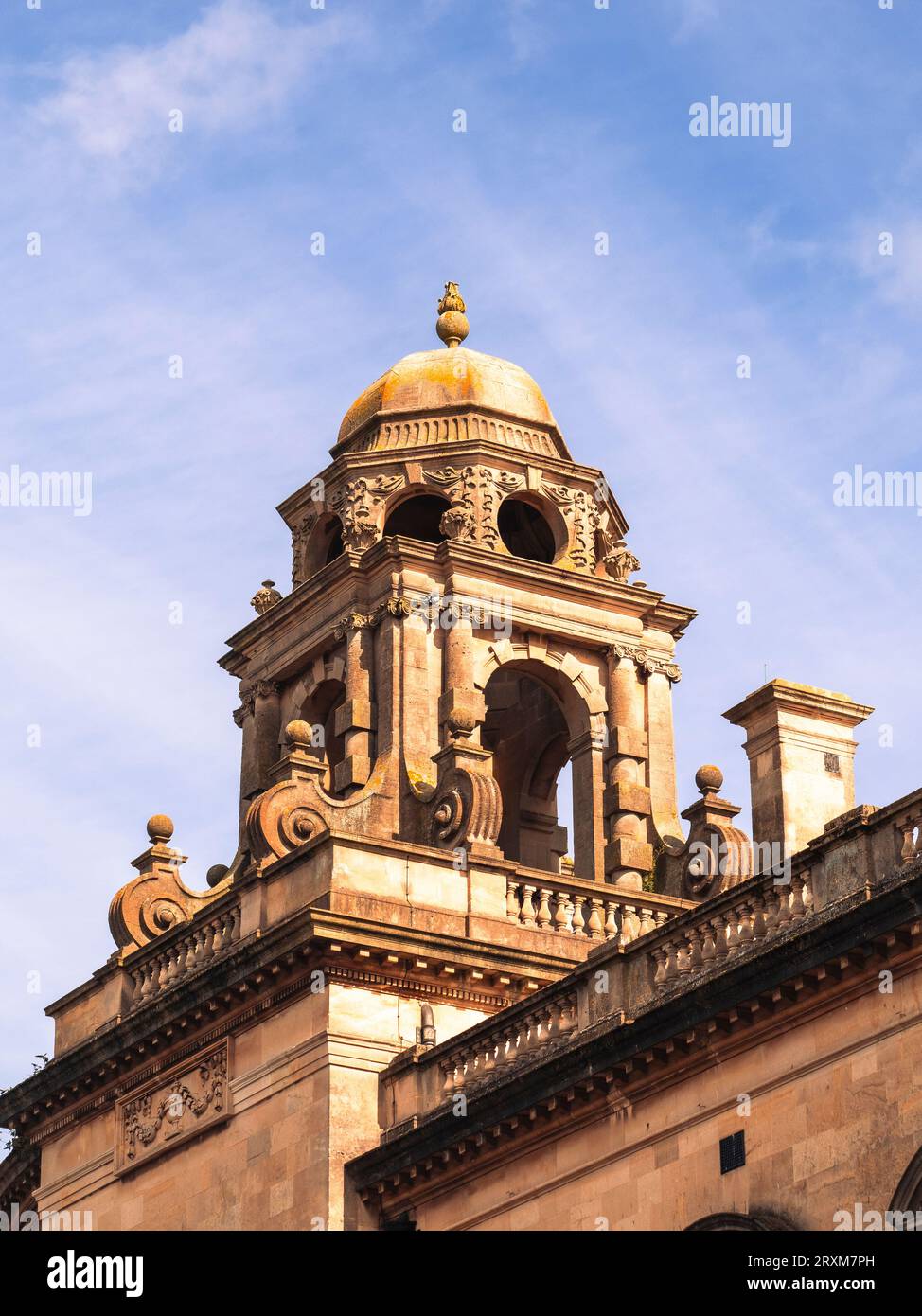 Neoclassical Tower, Guildhall, Historic Building, Bath, England, UK, GB ...