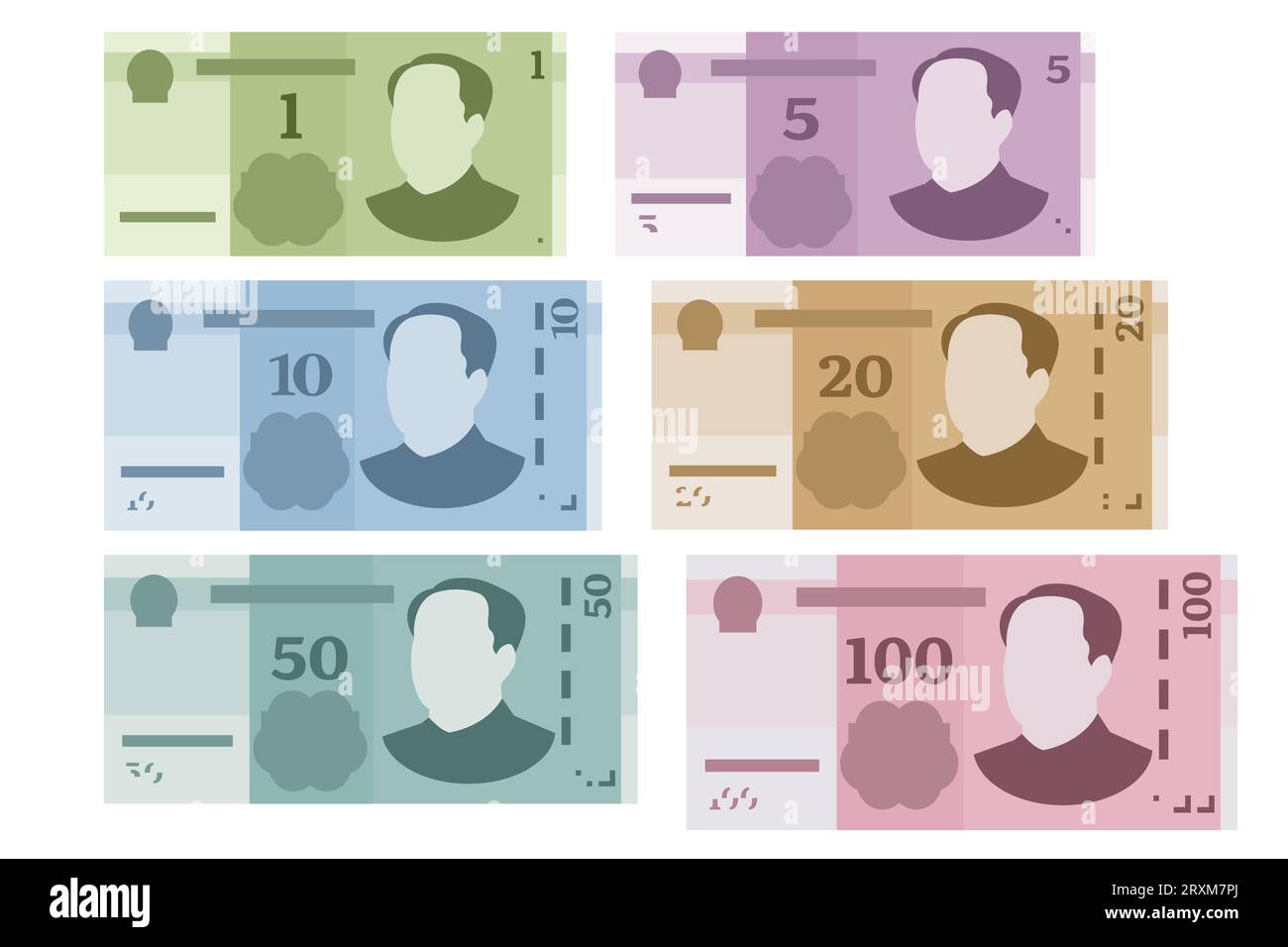 100 renminbi banknotes Stock Vector Images - Alamy