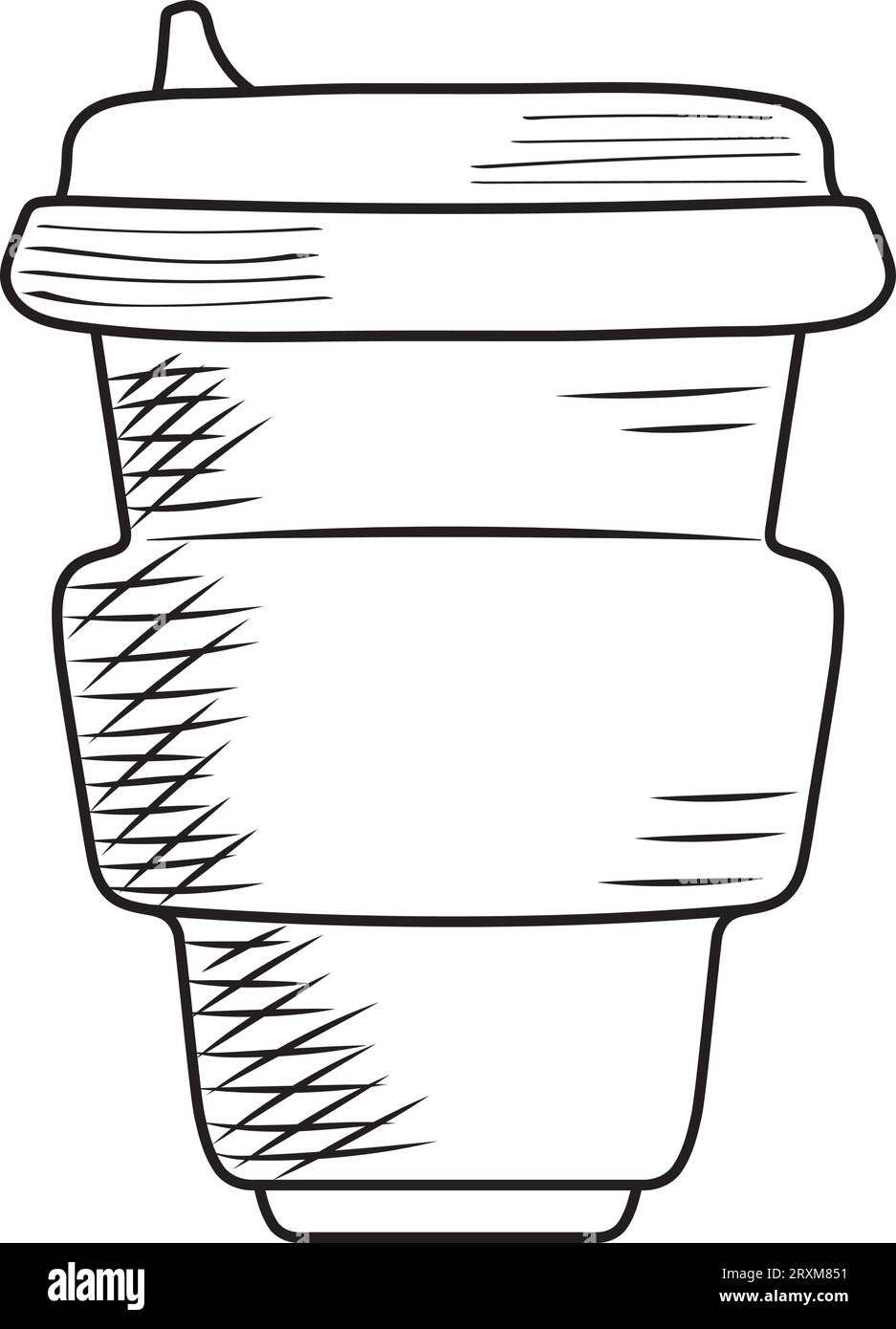 eco coffee cup draw Stock Vector Image & Art - Alamy