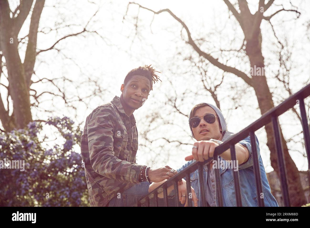 Two Teenage Boys Talking