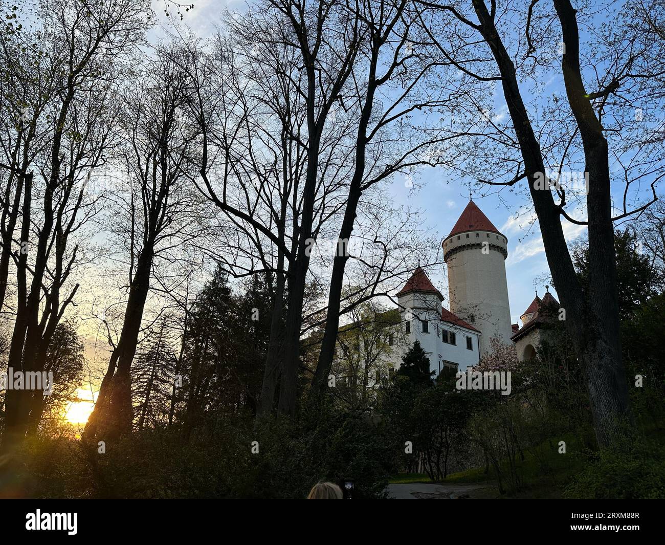 Aerial view konopiste castle hi-res stock photography and images - Alamy