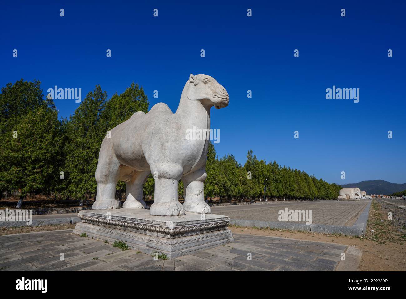 Zunhua City, China - April 8, 2023: The Giant Stone Carved Animal ...