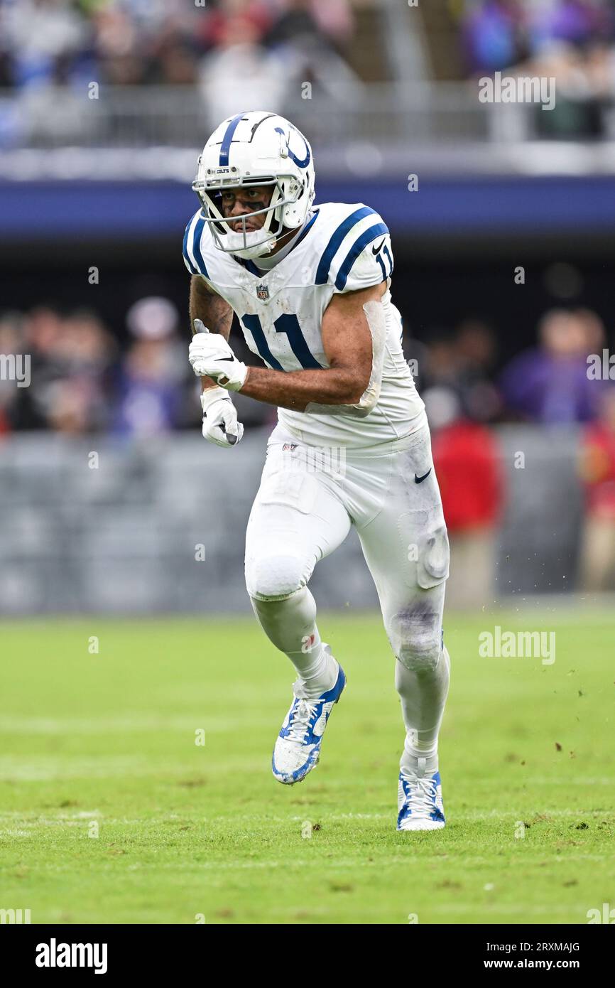 Indianapolis Colts wide receiver Michael Pittman Jr. (11) in action ...