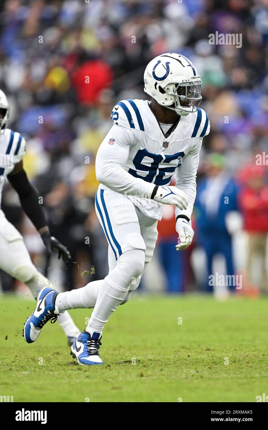 Indianapolis Colts defensive end Jake Martin (92) in action during the ...