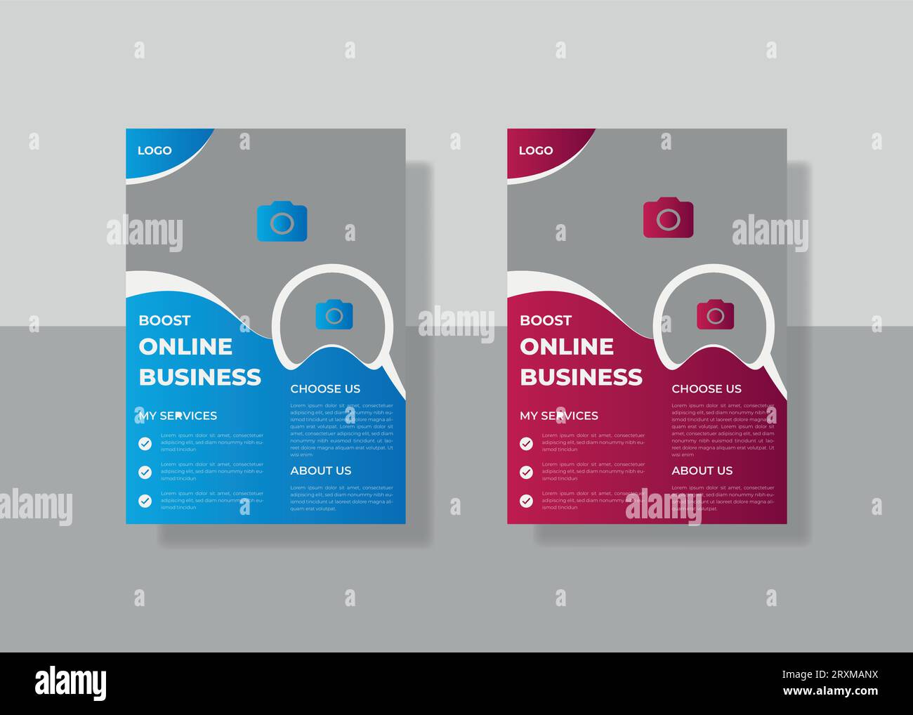 School advertisement flyer template Stock Vector Images - Alamy