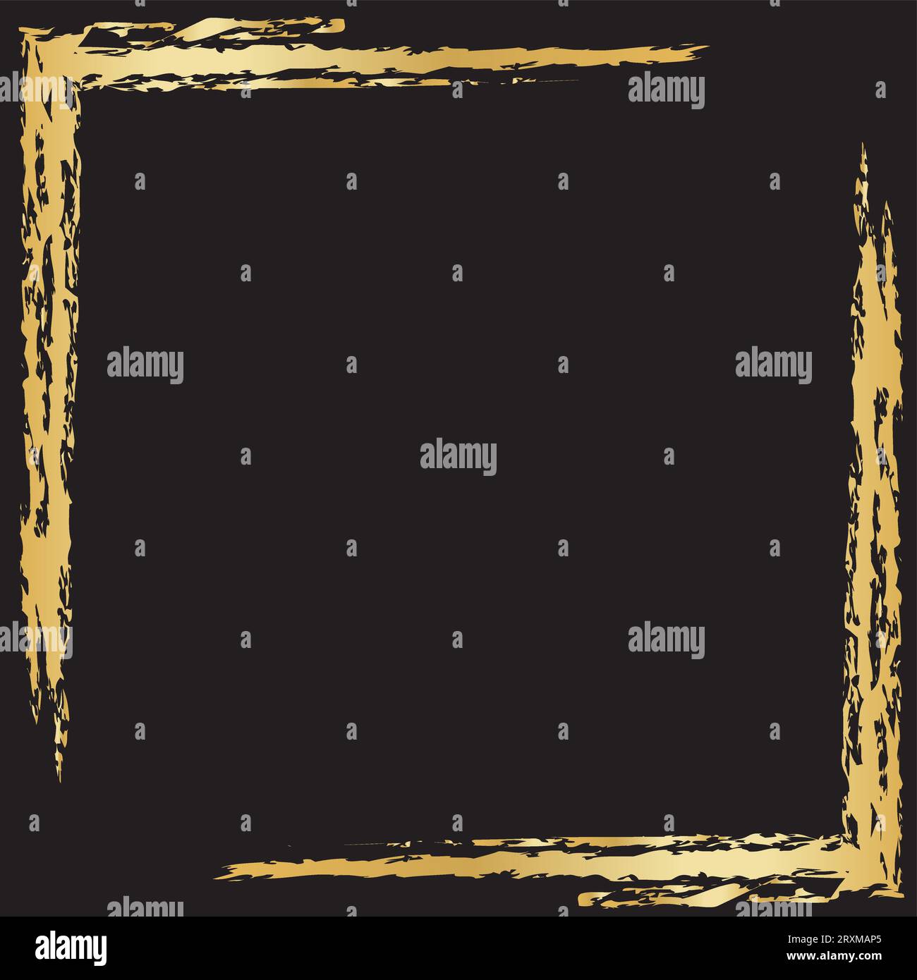 Gold corners on a dark background. Premium design template. Luxury ...
