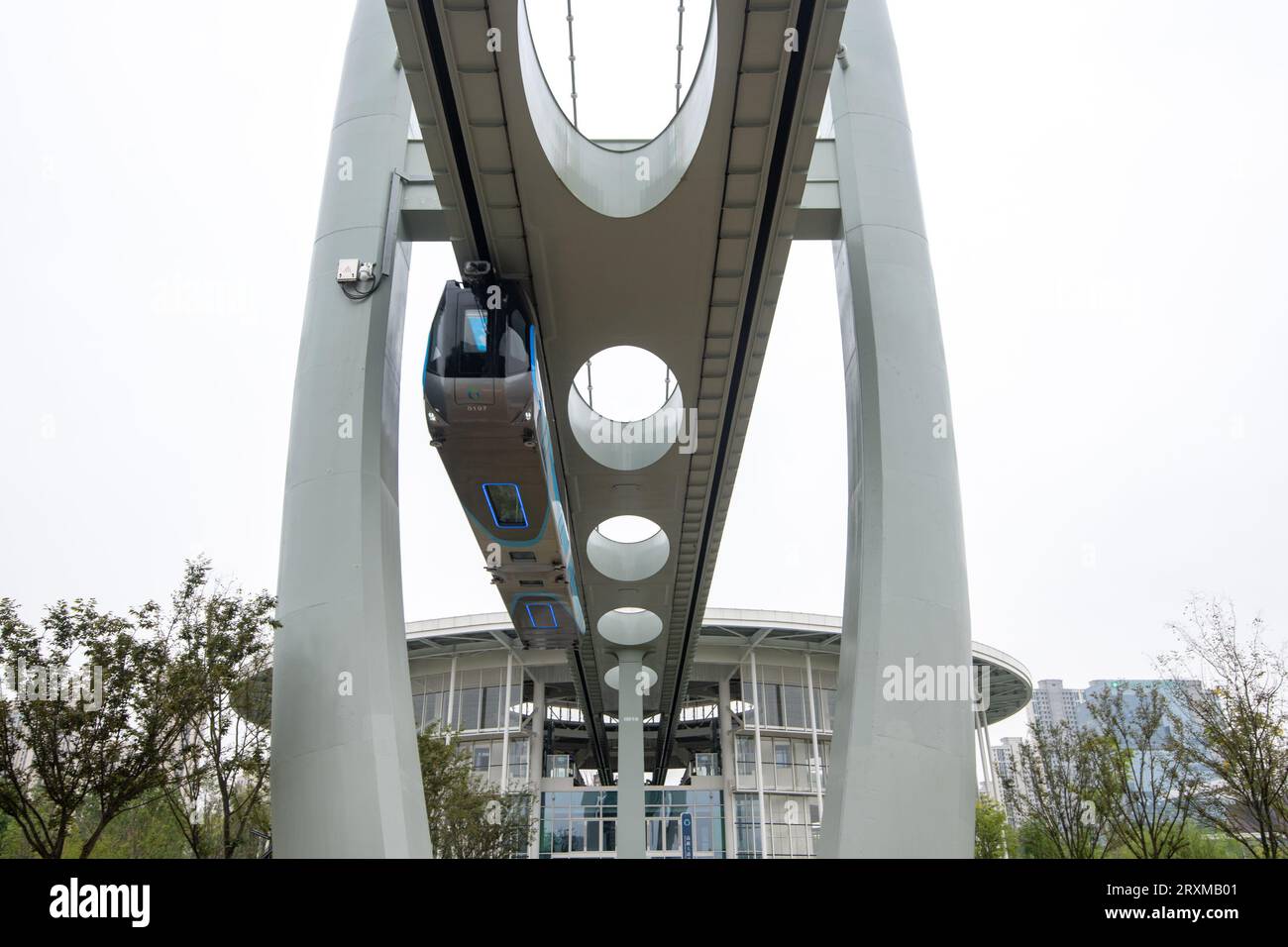 Suspended monorail hi-res stock photography and images - Alamy