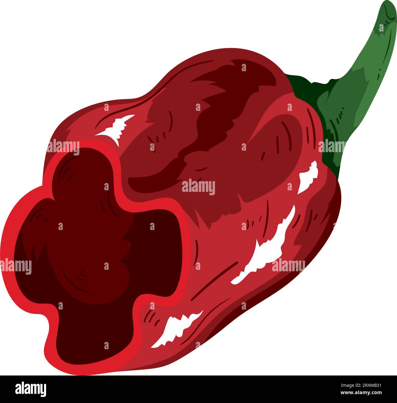 half jalapeno icon Stock Vector Image & Art - Alamy