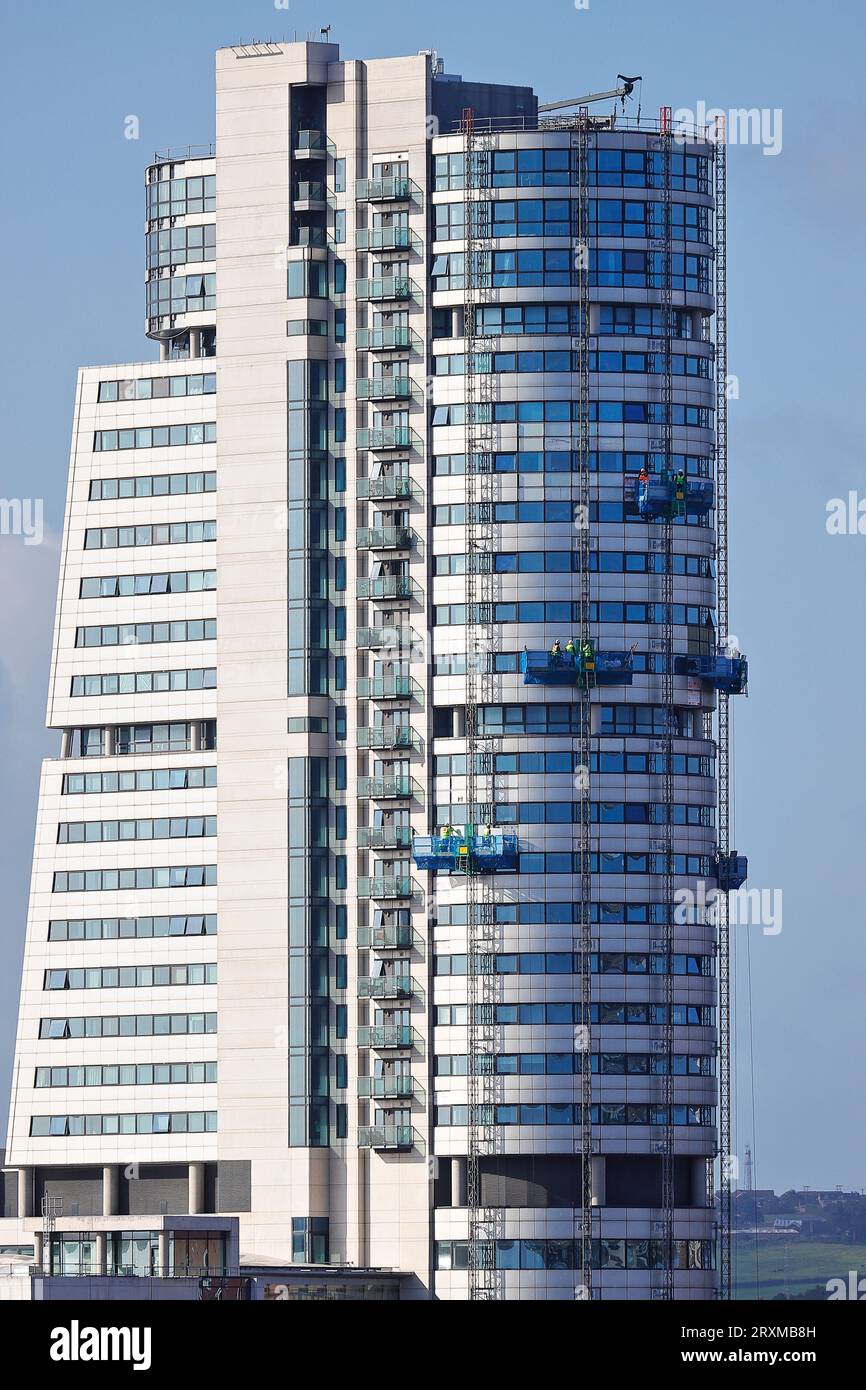 Cladding replacement in leeds hi-res stock photography and images - Alamy