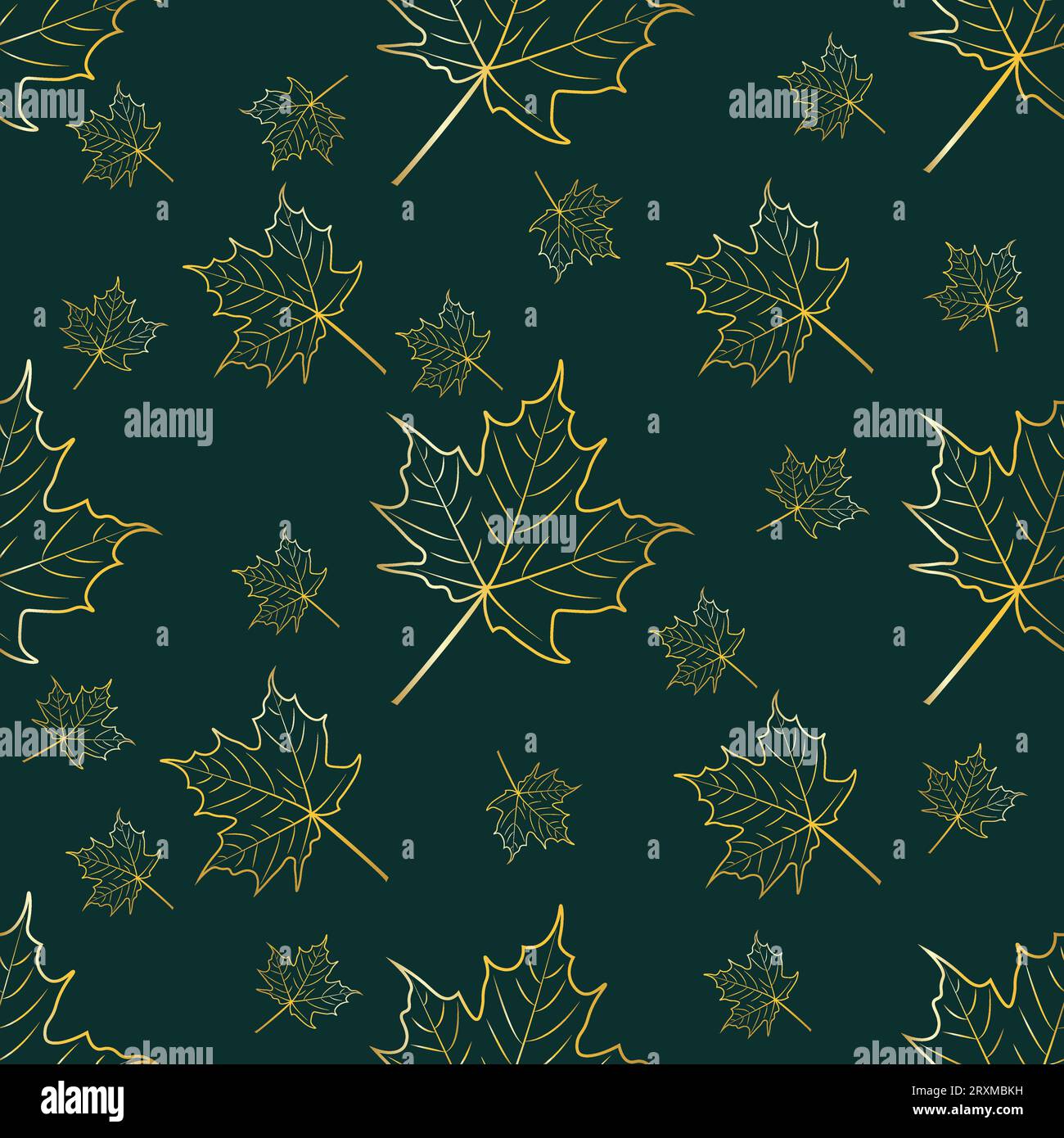 Fall leaf seamless pattern. Autumn foliage. Background for your design ...
