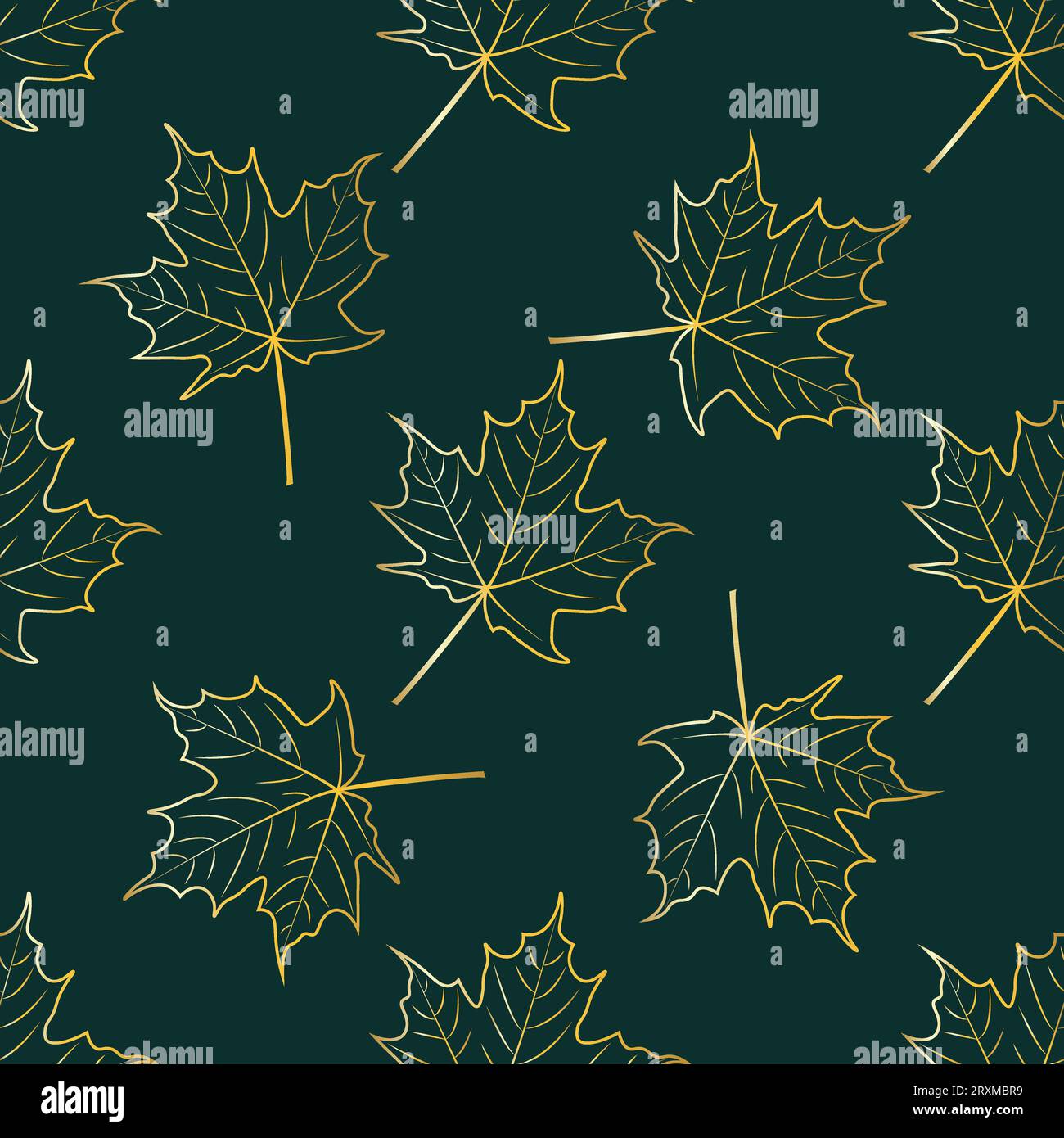 Fall leaf seamless pattern. Autumn foliage. Background for your design ...