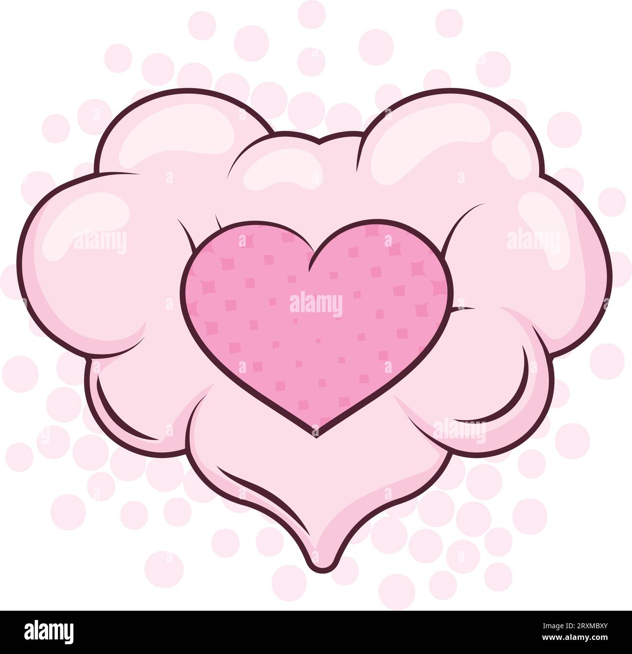 love pop art and cloud Stock Vector Image & Art - Alamy