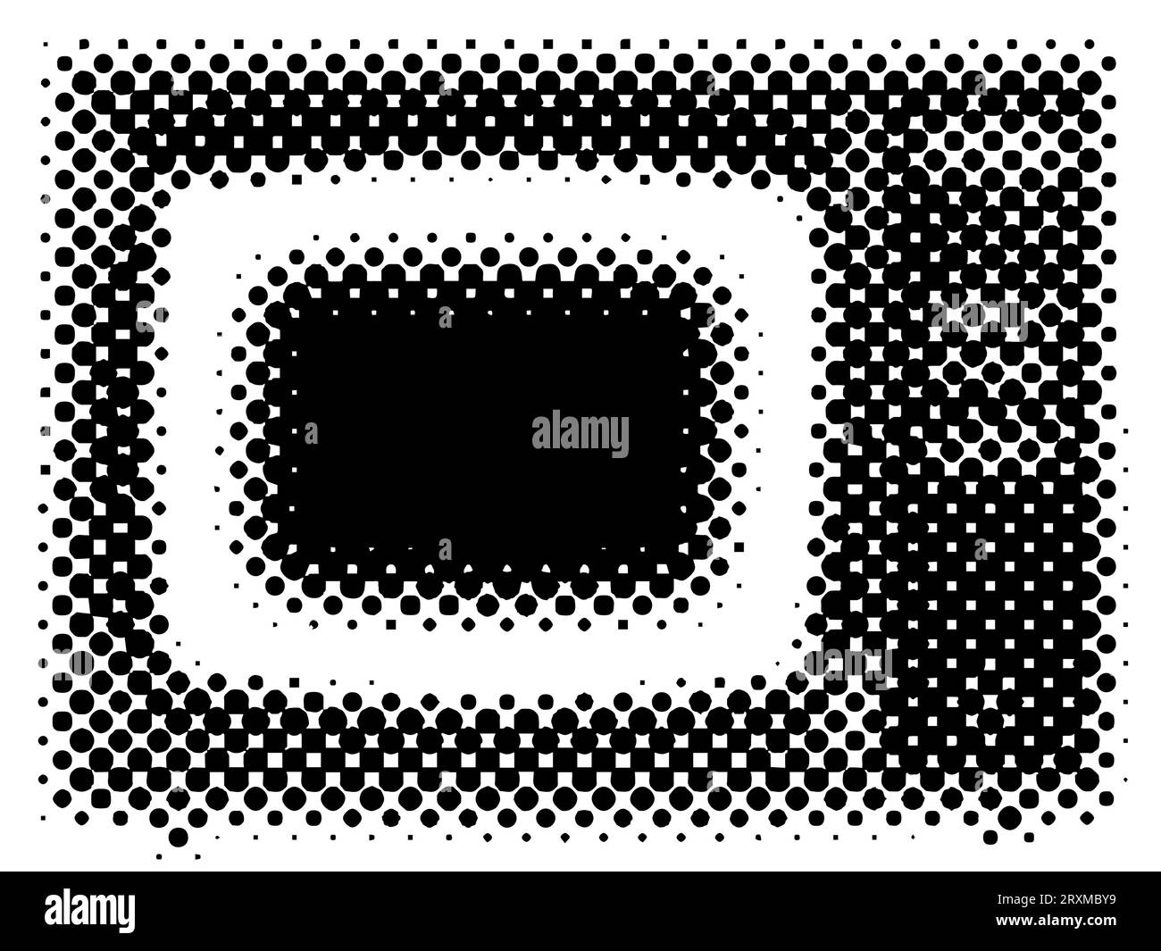Halftone retro television. Vintage TV of grunge art templates. Dots ...
