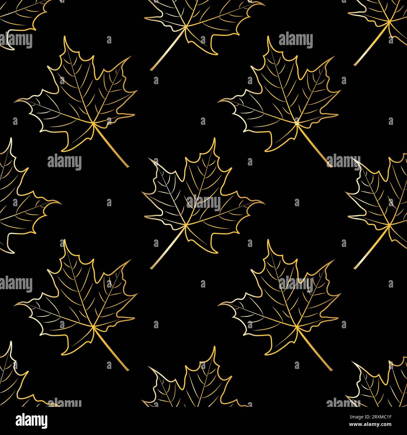 Fall leaf seamless pattern. Autumn foliage. Background for your design ...